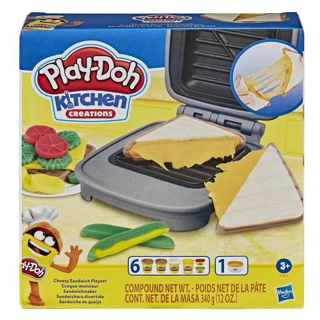 Jual Beyba Play-Doh Kitchen Creations Cheesy Sandwich Play Food Set ...