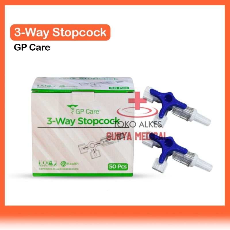 Jual 3-Three Way Stopcock GP Care Konektor Selang Infus | Shopee Indonesia
