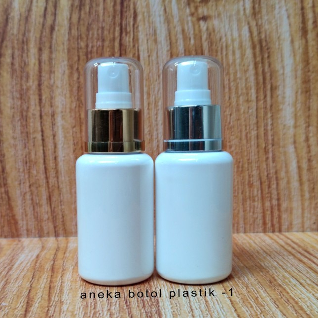 Jual Botol Spray 60ml Tubular Putih / Botol Parfum 60ml Tubular / Botol ...