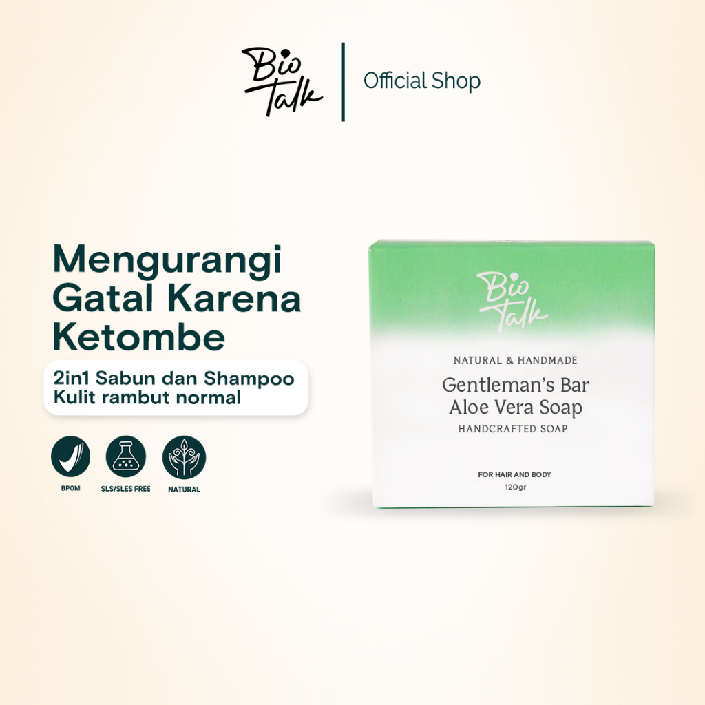 Jual BioTalk Sabun Shampoo Natural Herbal | Gentleman's Bar Shampoo ...