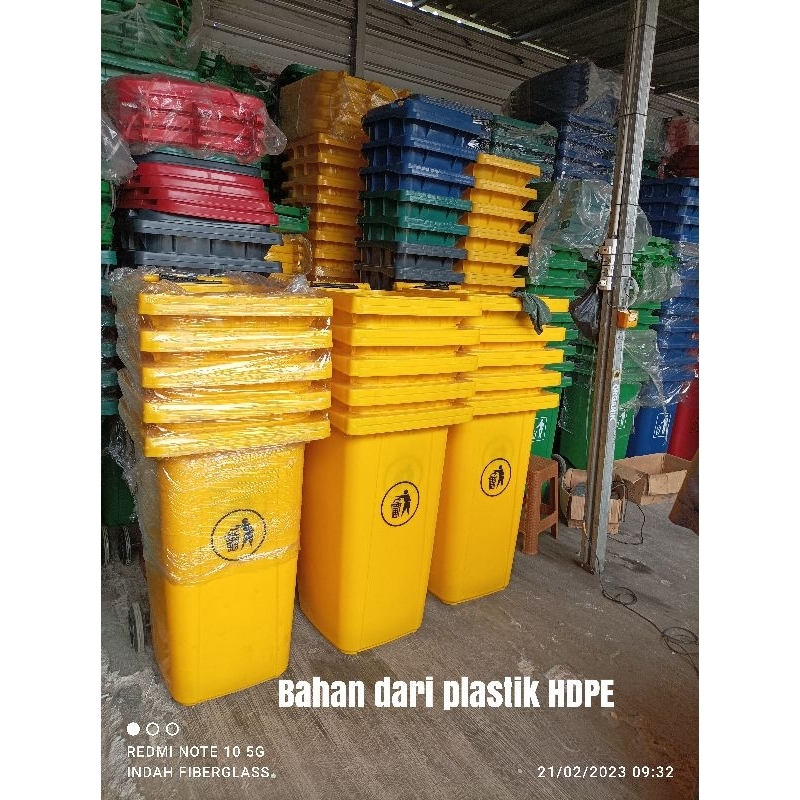 Jual TEMPAT SAMPAH BESAR/TONG SAMPAH BESAR PLASTIK HDPE VULUME 240 ...