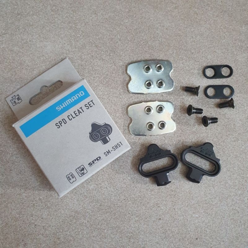 Jual shimano SH51 single release / SH56 multi release cleat for MTB ...