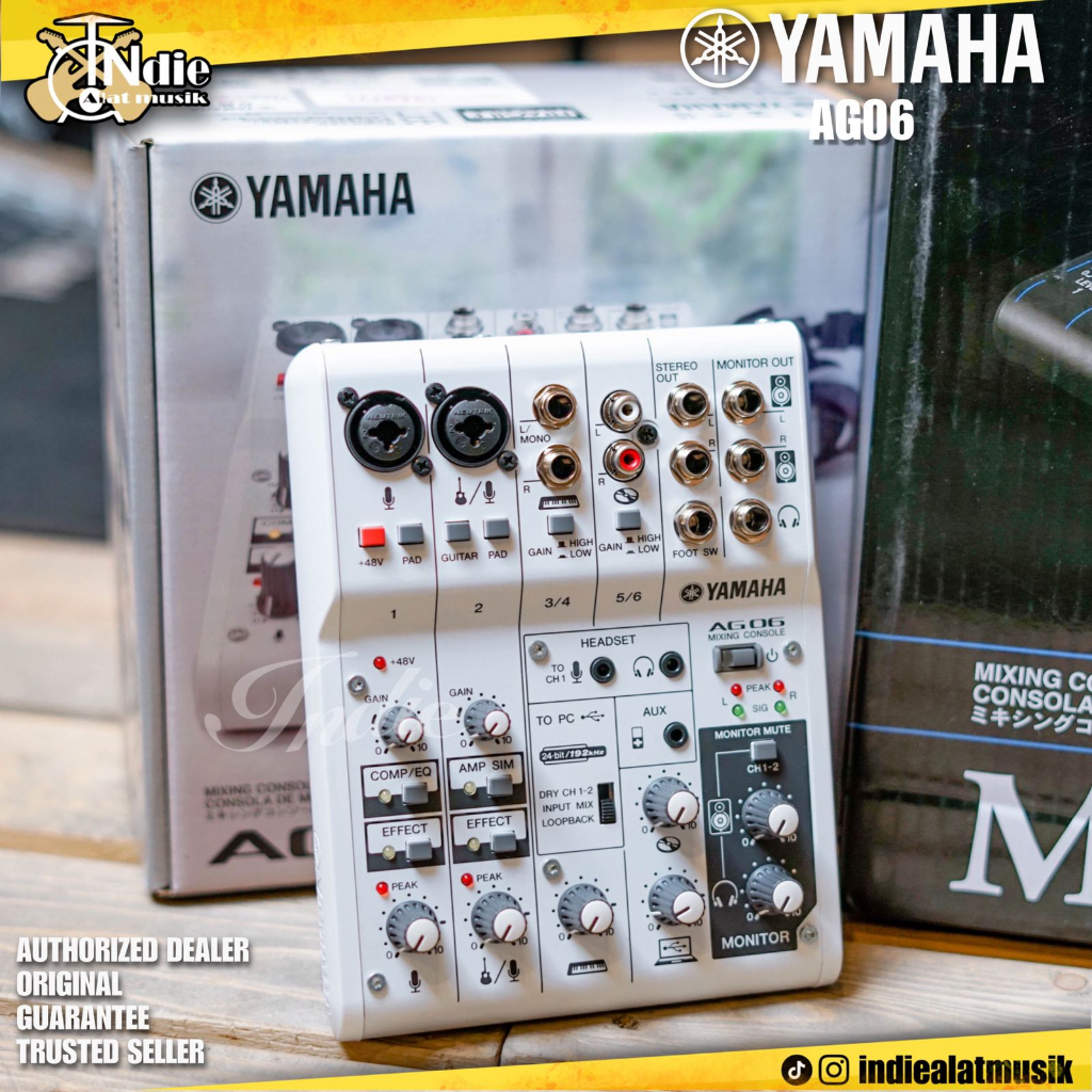 Jual Yamaha AG06 AG 06 6 Channel Mixer with USB Audio Interface ...