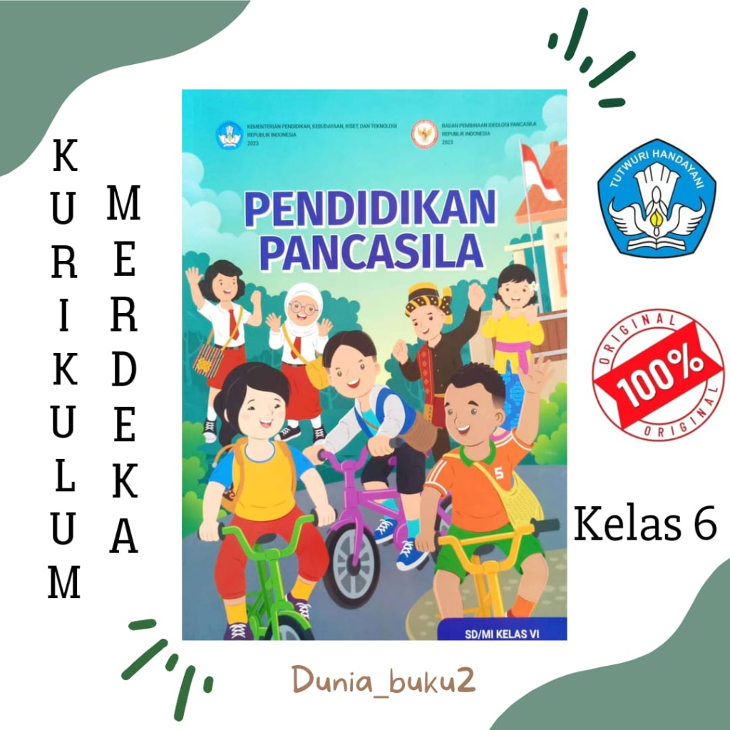 Jual BUKU SISWA PENDIDIKAN PANCASILA KURIKULUM PENGGERAK-MERDEKA KELAS 6 SD/MI | Shopee Indonesia