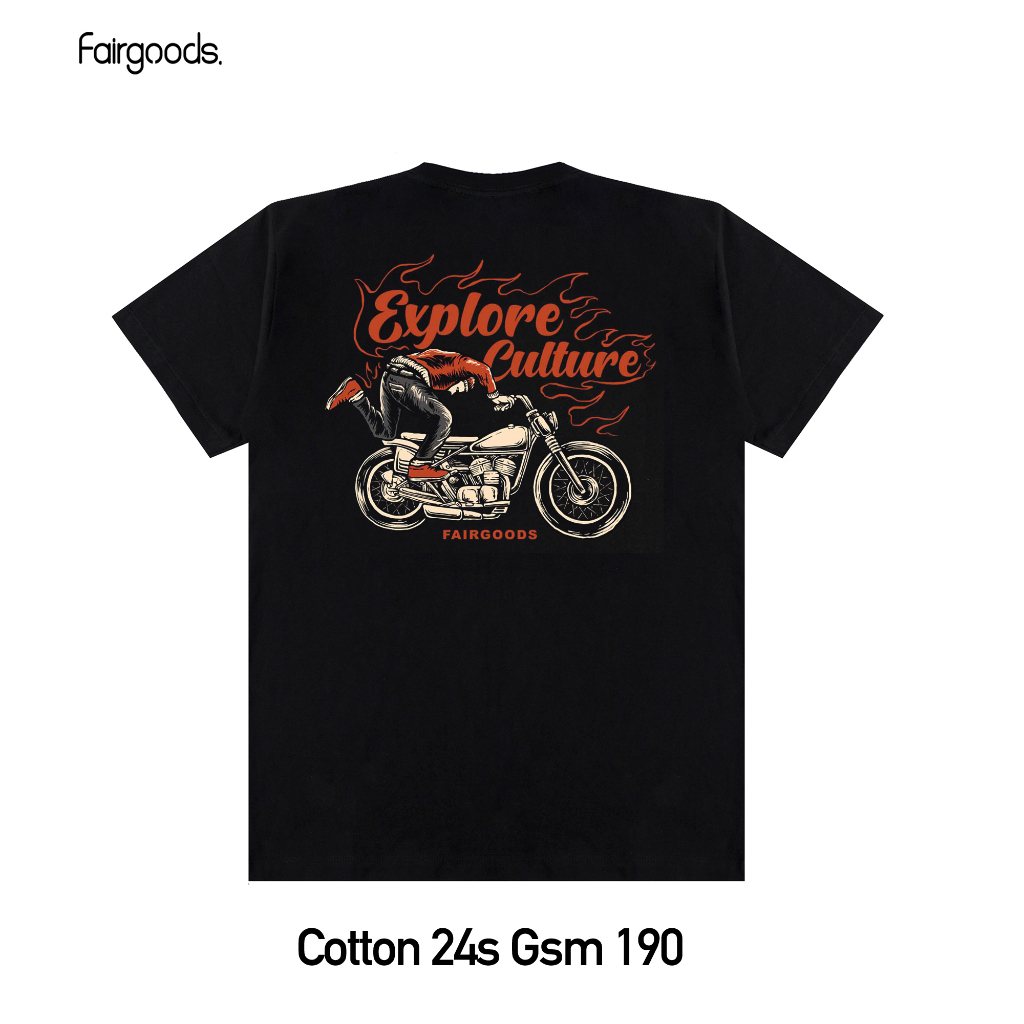 Jual Fairgoods Kaos - Norton Ride - Hitam | Shopee Indonesia