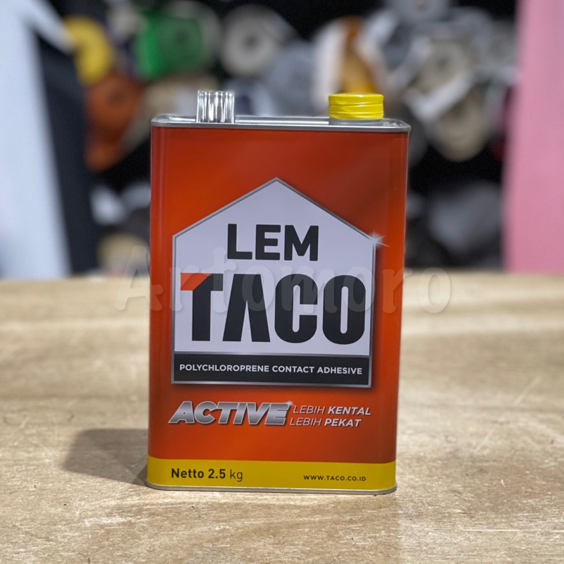 Jual Lem Taco / Lem HPL Vinyl Galon 2.5kg (Lem Kuning Serbaguna ...