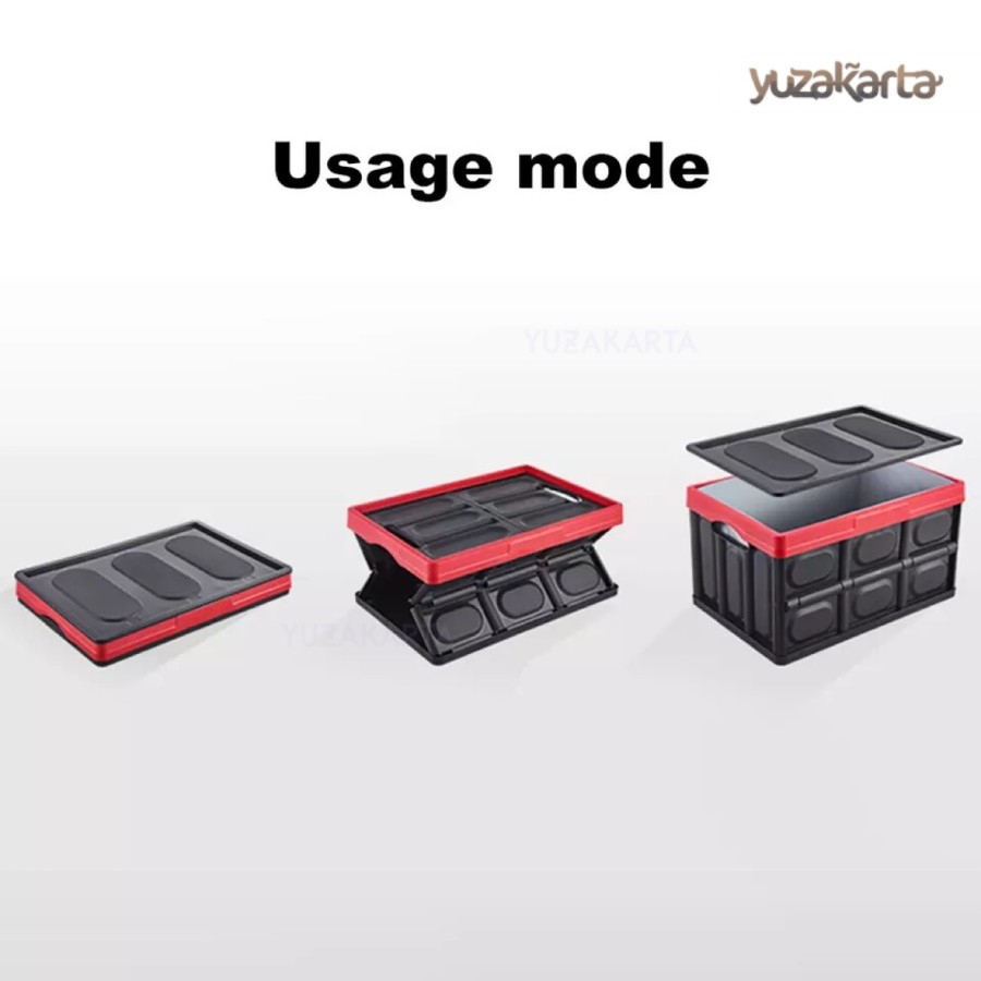 Jual Kotak Box Penyimpanan Bagasi Mobil Lipat Car Organizer Traveling ...