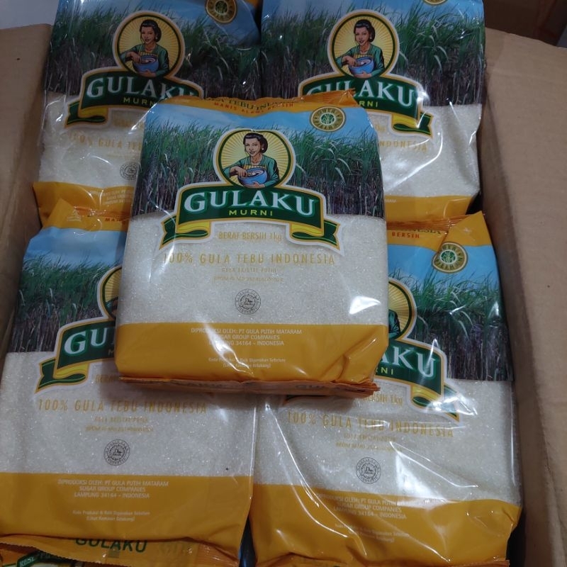 Jual GULAKU Gula pasir premium hijau/kuning 1kg | Shopee Indonesia
