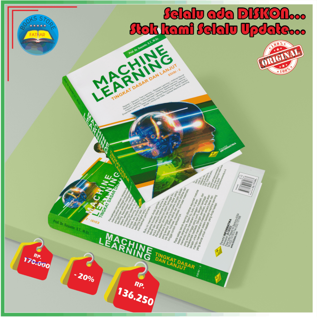 Jual Buku Machine Learning tingkat dasar lanjut edisi ke 2 | Shopee ...