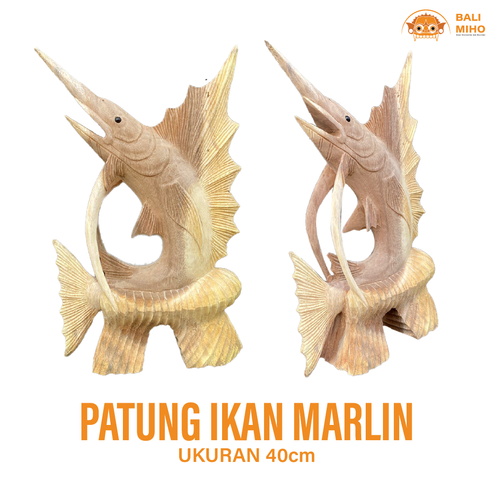 Jual Patung Ikan Marlin Big 40 cm - Pajangan Ikan Marlin - Patung Ikan ...
