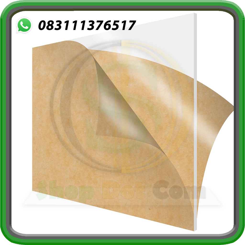 Jual Acrylic / Akrilik 5mm Bening (110cm x 42cm) | Shopee Indonesia