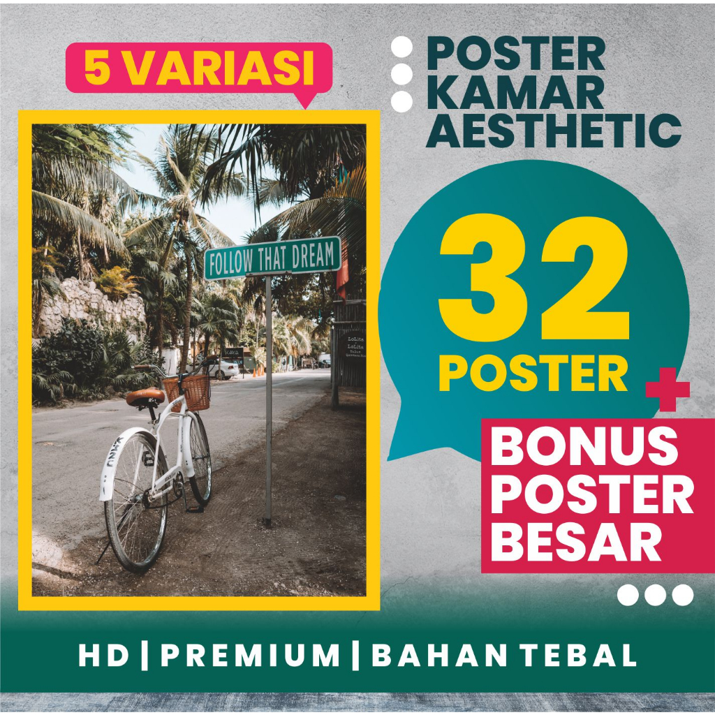 Jual POSTER KAMAR AESTHETIC | QUOTES | HIASAN KAMAR | KAMAR ESTETIK ...