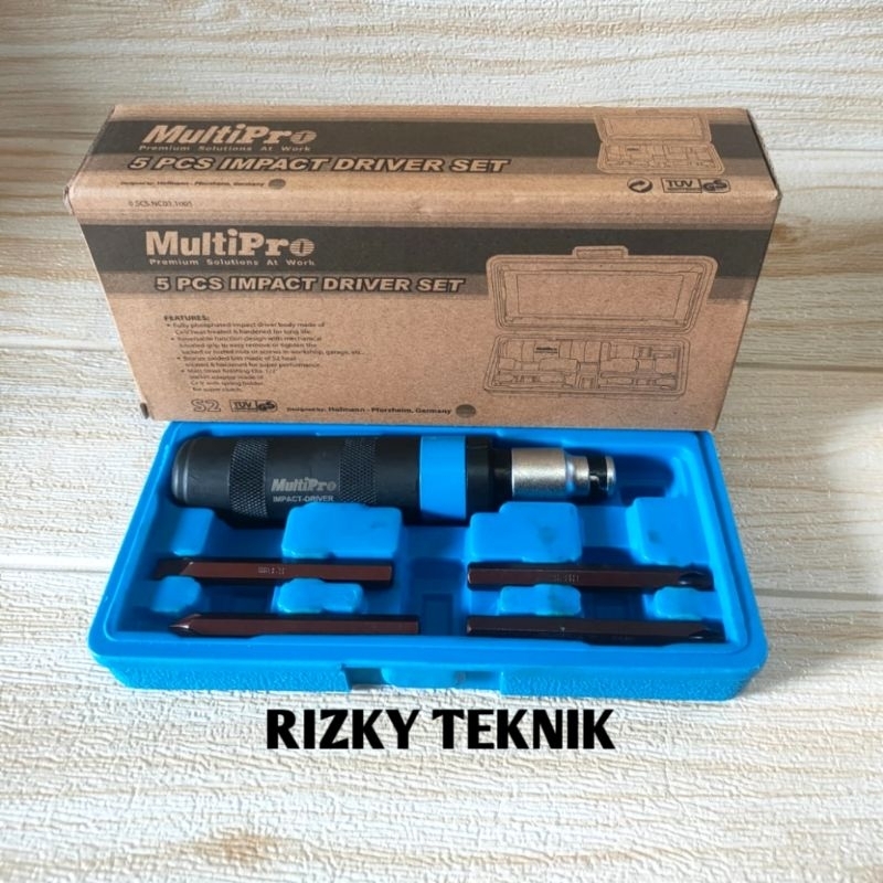 Jual Obeng Ketok Sett 5 PCS Multipro - Impact Driver | Shopee Indonesia