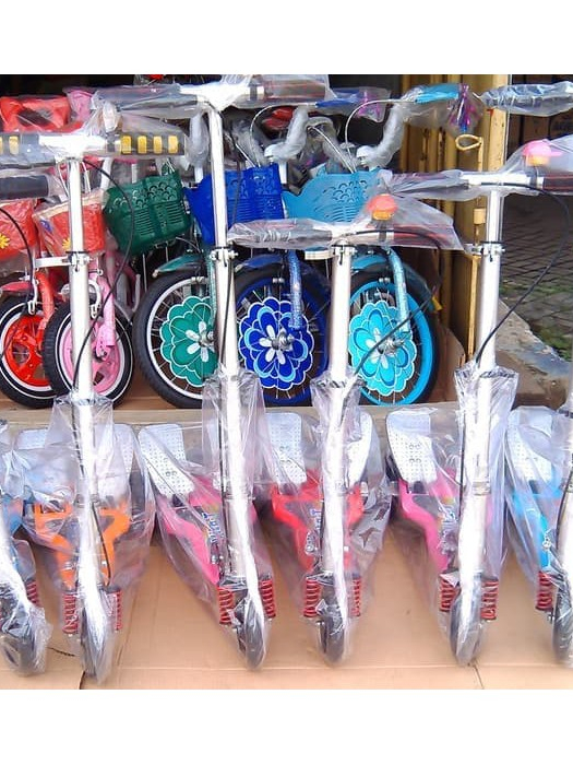 Jual Skuter Otoped Dual Pedal Injakan Besi / Scooter Otopet ⋆｡‧˚ʚ ɞ˚‧｡⋆ ...