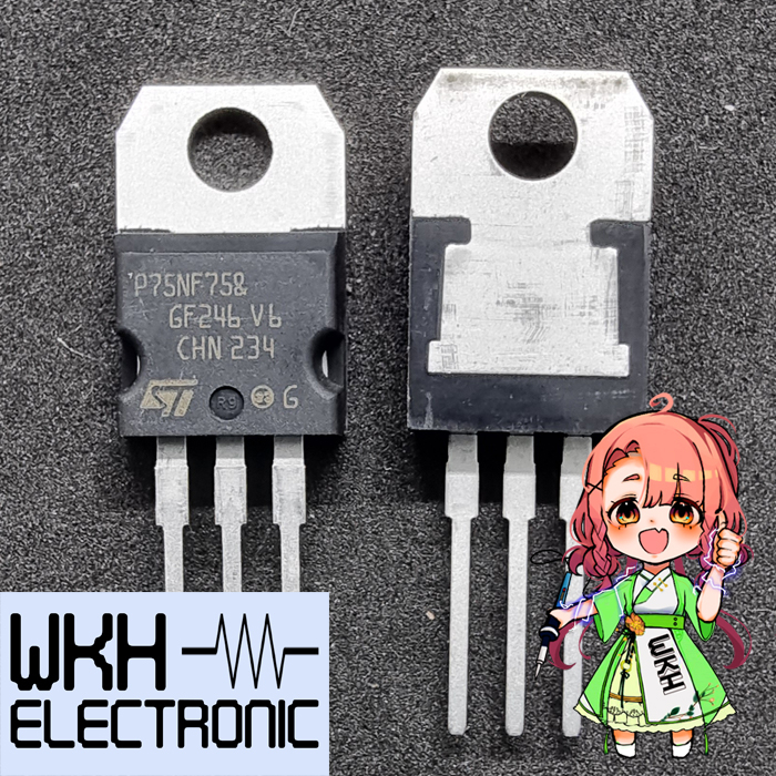 Jual ORIGINAL P75NF75 75N75 STP75NF75 TO 220 Electric Automotive MOSFET ...