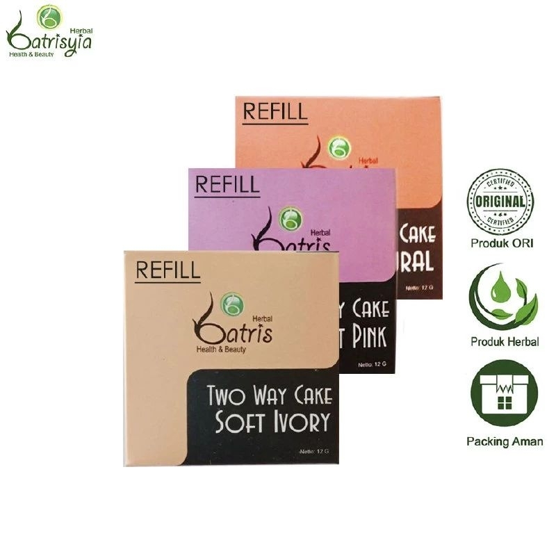 Jual Batrisya Two Way Cake Refil | Shopee Indonesia