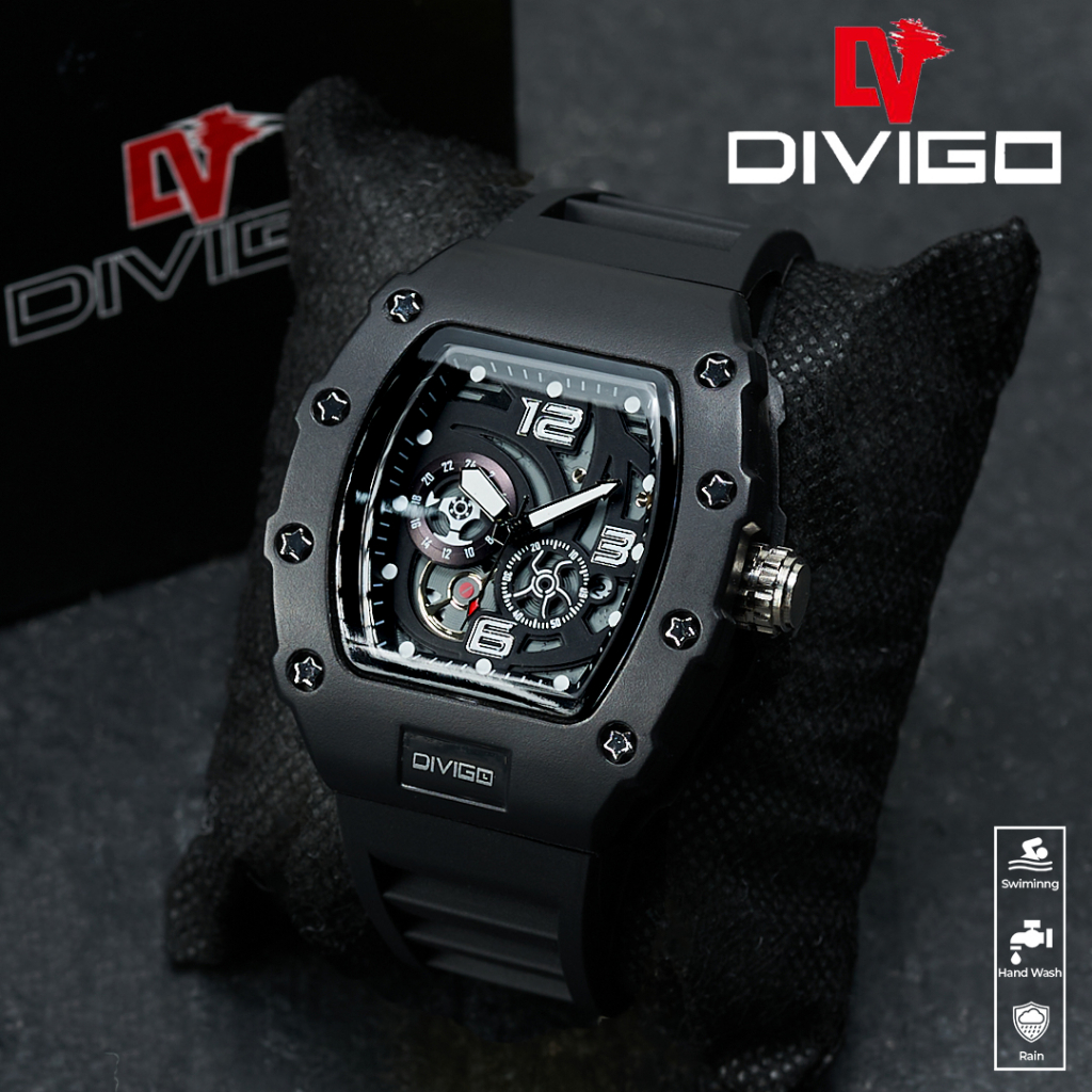 Jual Jam tangan Divigo RM DV-2304 Analog Sport Original Tahan Air Strab ...