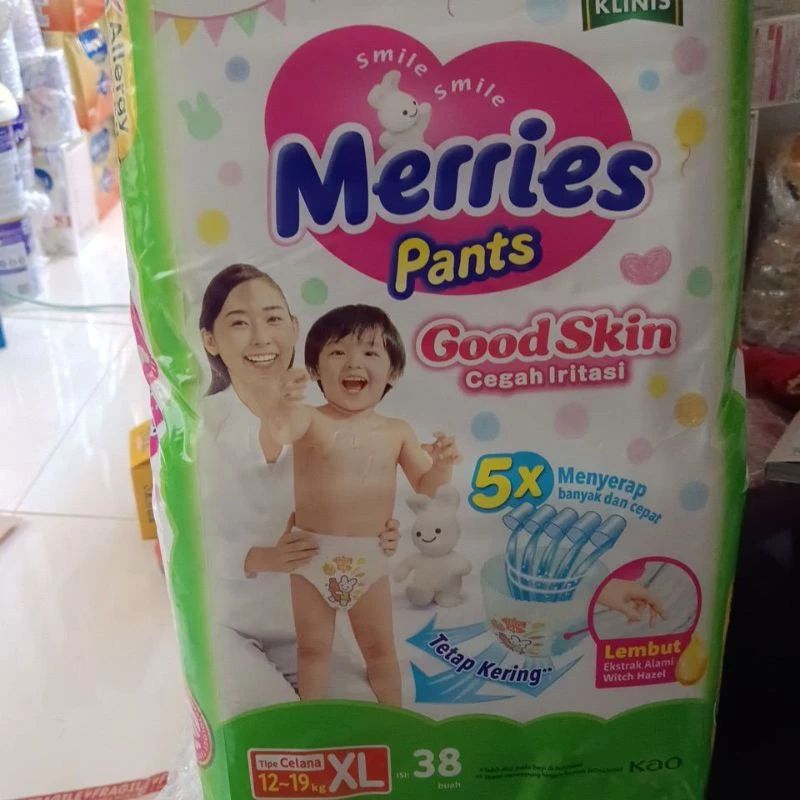 Jual Merries Pants Good Skin Protection L44 XL38 XL26 XXL18 | Shopee ...