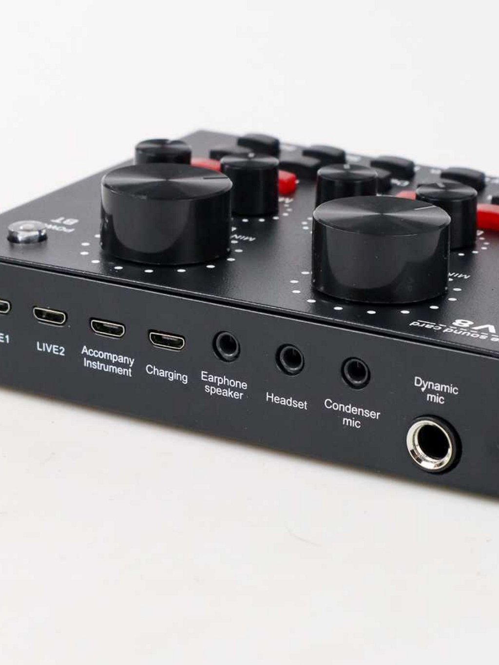 Jual PAKET LIVE V8 SoundCard Broadcast Microphone Bluetooth Audio USB ...