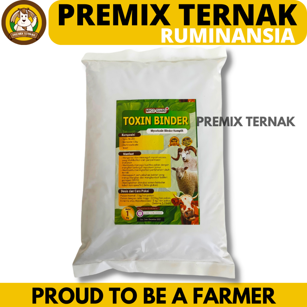 Jual TOXIN BINDER MYCOGUARD PLUS 1 Kg - Feed Additive Pengikat Toxin ...