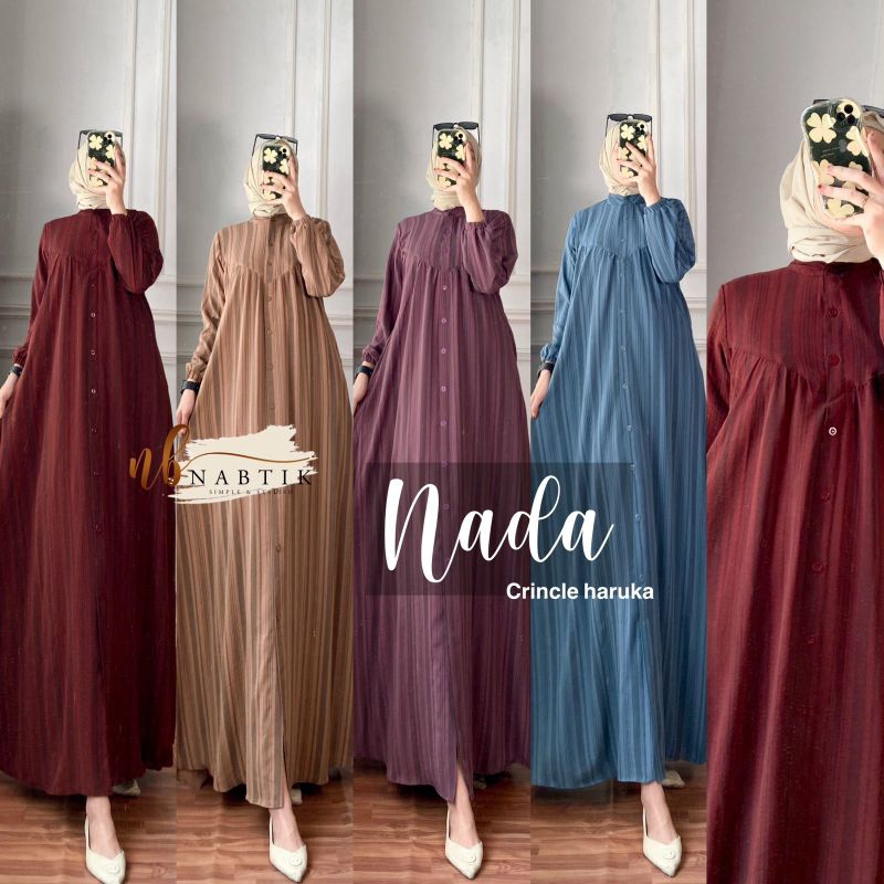 Jual NADA GAMIS MOTIF SALUR ORIGINAL BY NABTIK [READY STOCK] | Shopee ...