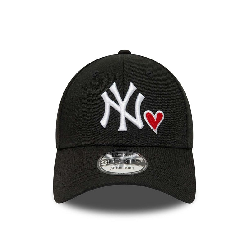 Jual Topi Wanita 920 Original New Era New York Valentine Black Caps ...
