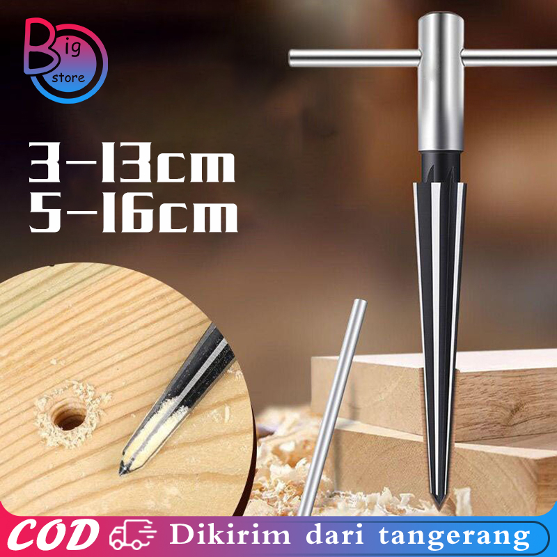 Jual 3-13mm/5-16mm Taper Reamer Manual Alat Pembesar Lubang Tapered ...