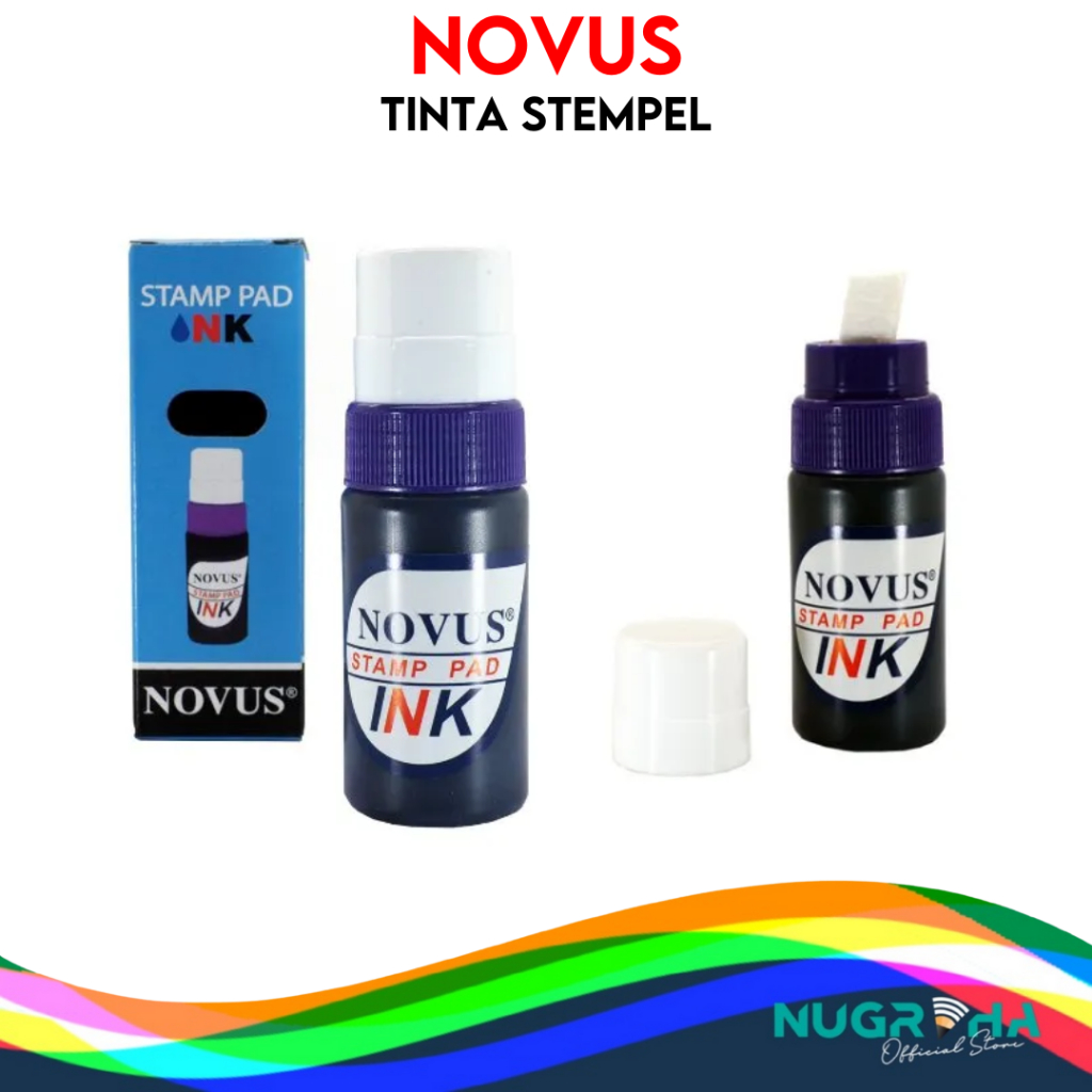 Jual Novus Stamp pad ink 50 ML Tinta Cap Stempel Multifungsi | Shopee Indonesia