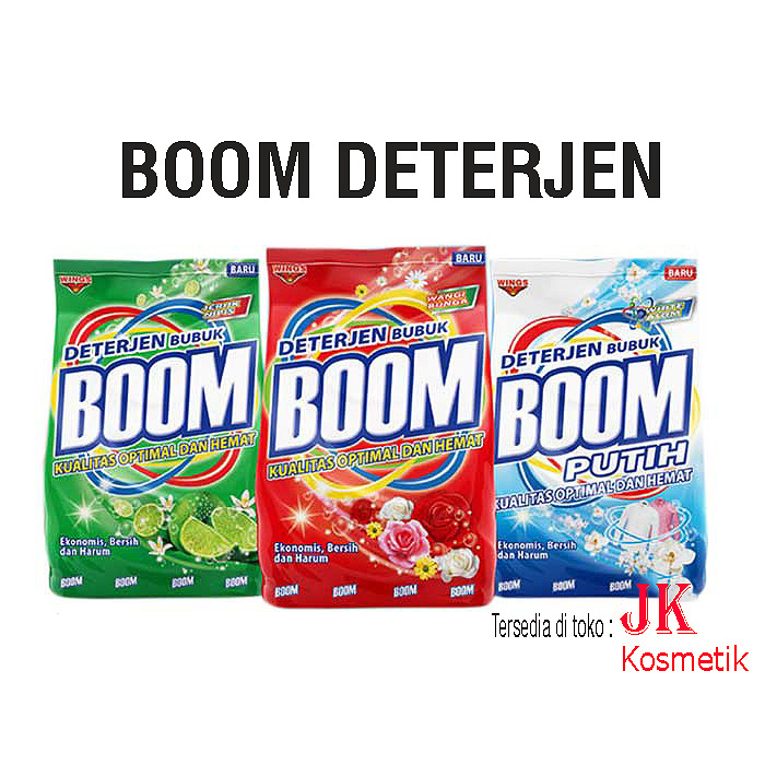 Jual BOOM Deterjen 280gr - Harum Bersih Ekonomis Detergen Bubuk - Wings ...