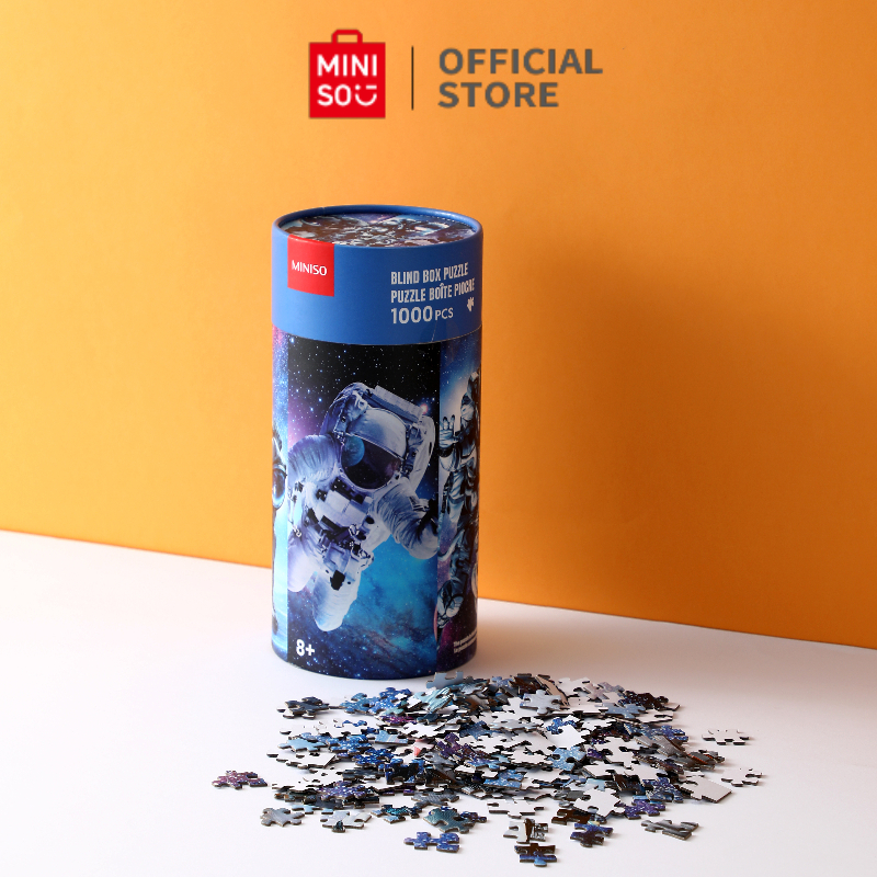 Jual MINISO puzzle 1000-pcs Milk Carton Packaging puzzle 42*29.7cm ...