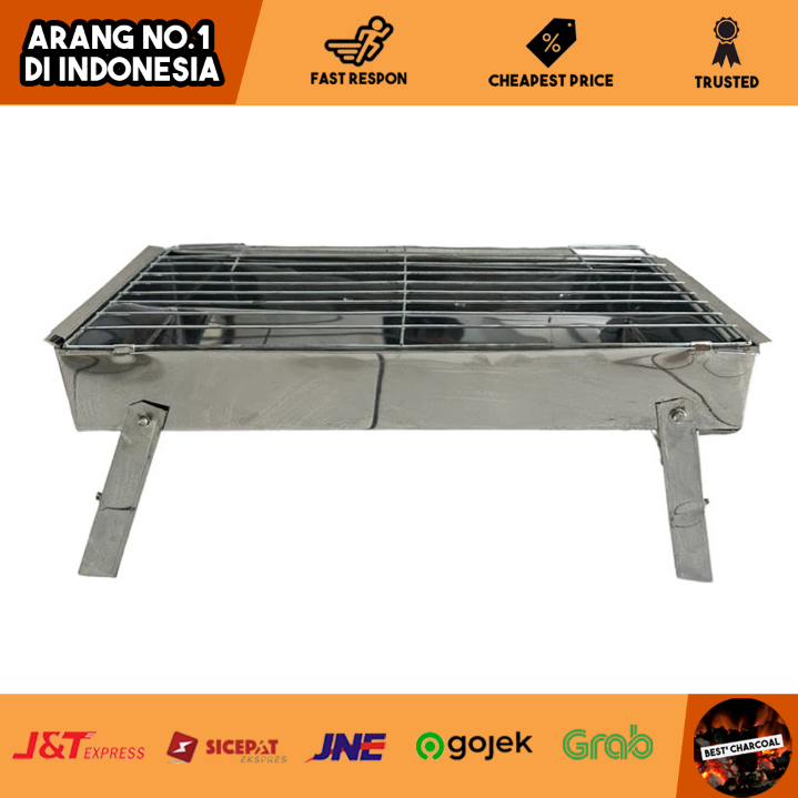 Jual Panggangan Portable BBQ Alat Pemanggang Ayam Daging Stainless ...
