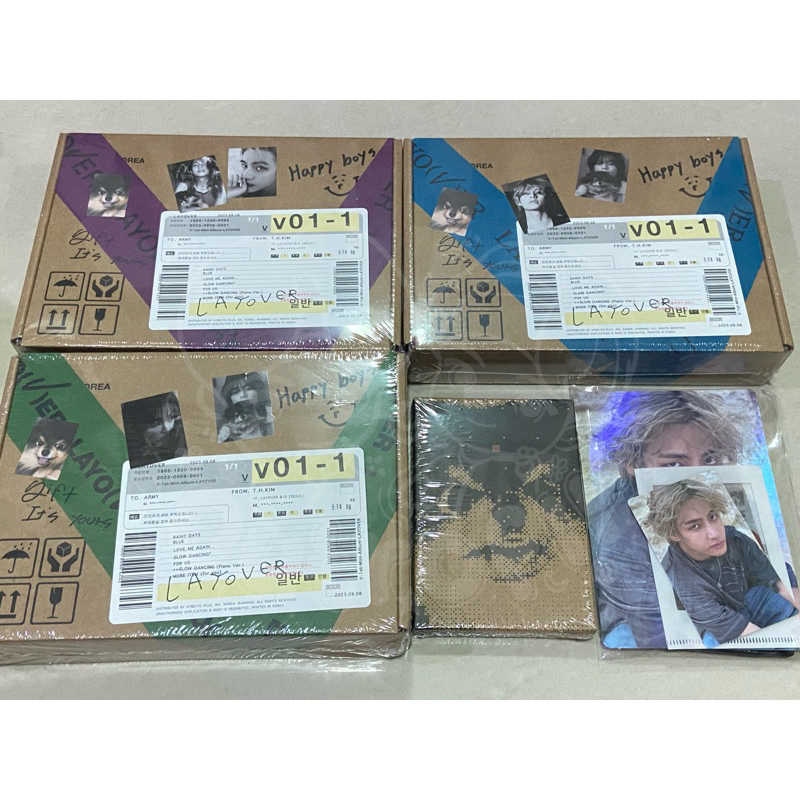 Jual [READY STOCK] BTS V LAYOVER ALBUM SET + WEVERSE ALBUM + POB ...