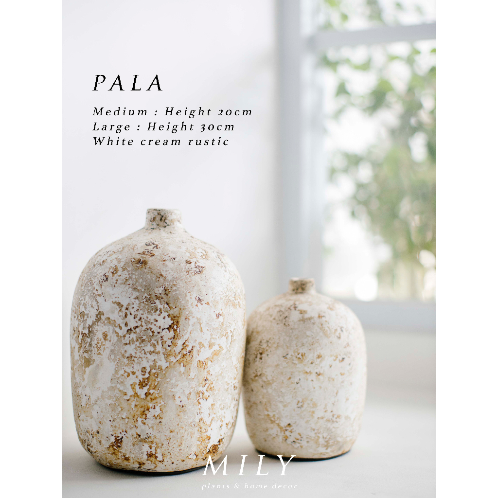 Jual Pala Vase - vas bunga estetik, Vas rustic, handmade vase aesthetic ...