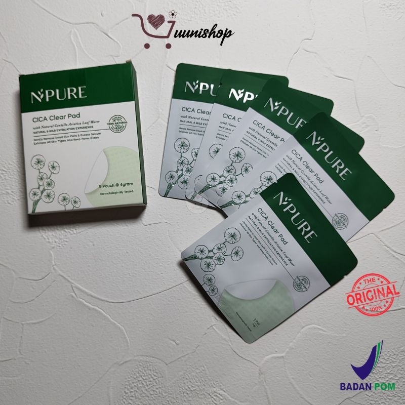 Jual Npure cica clear pad sachet | Shopee Indonesia
