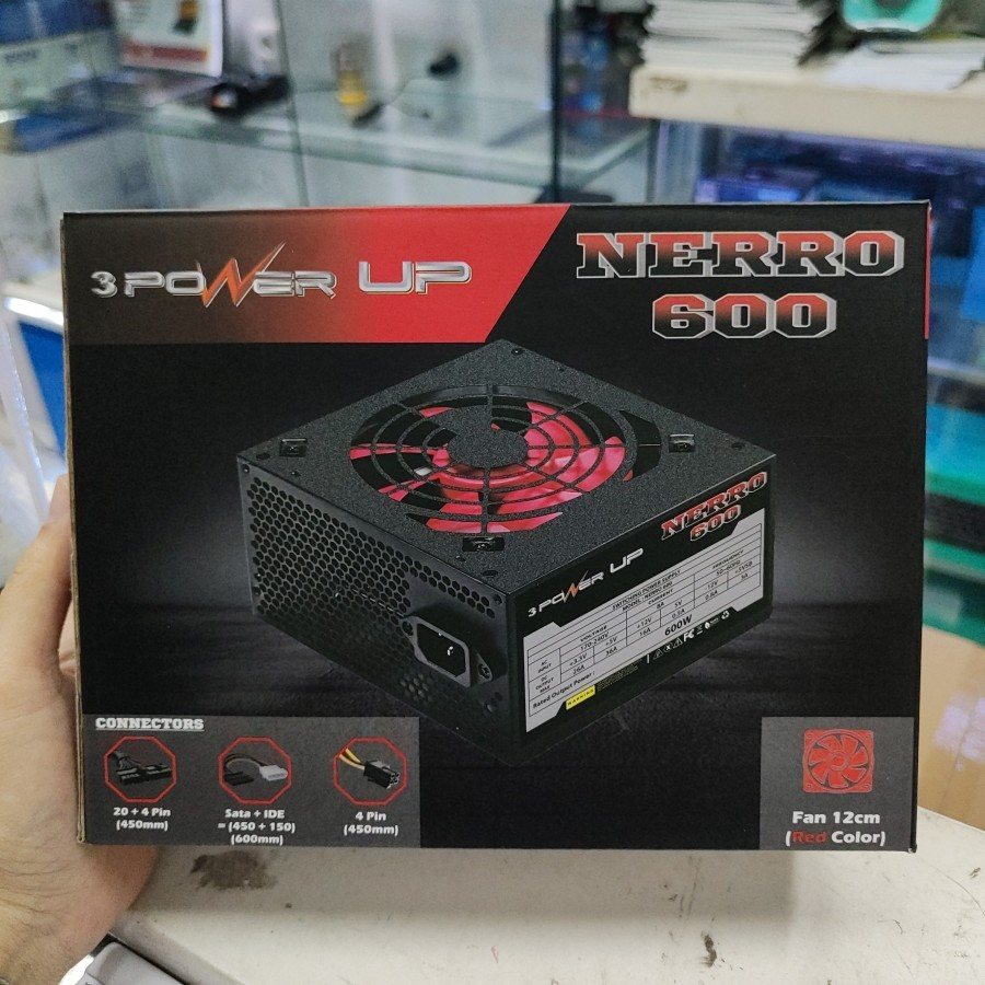 Jual Power Supply Power Up 600w/PSU 600W MURAH | Shopee Indonesia
