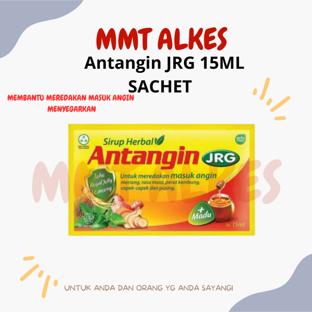 Jual Antangin JRG Sirup Herbal sacheT - Mengatasi Masuk Angin | Shopee ...