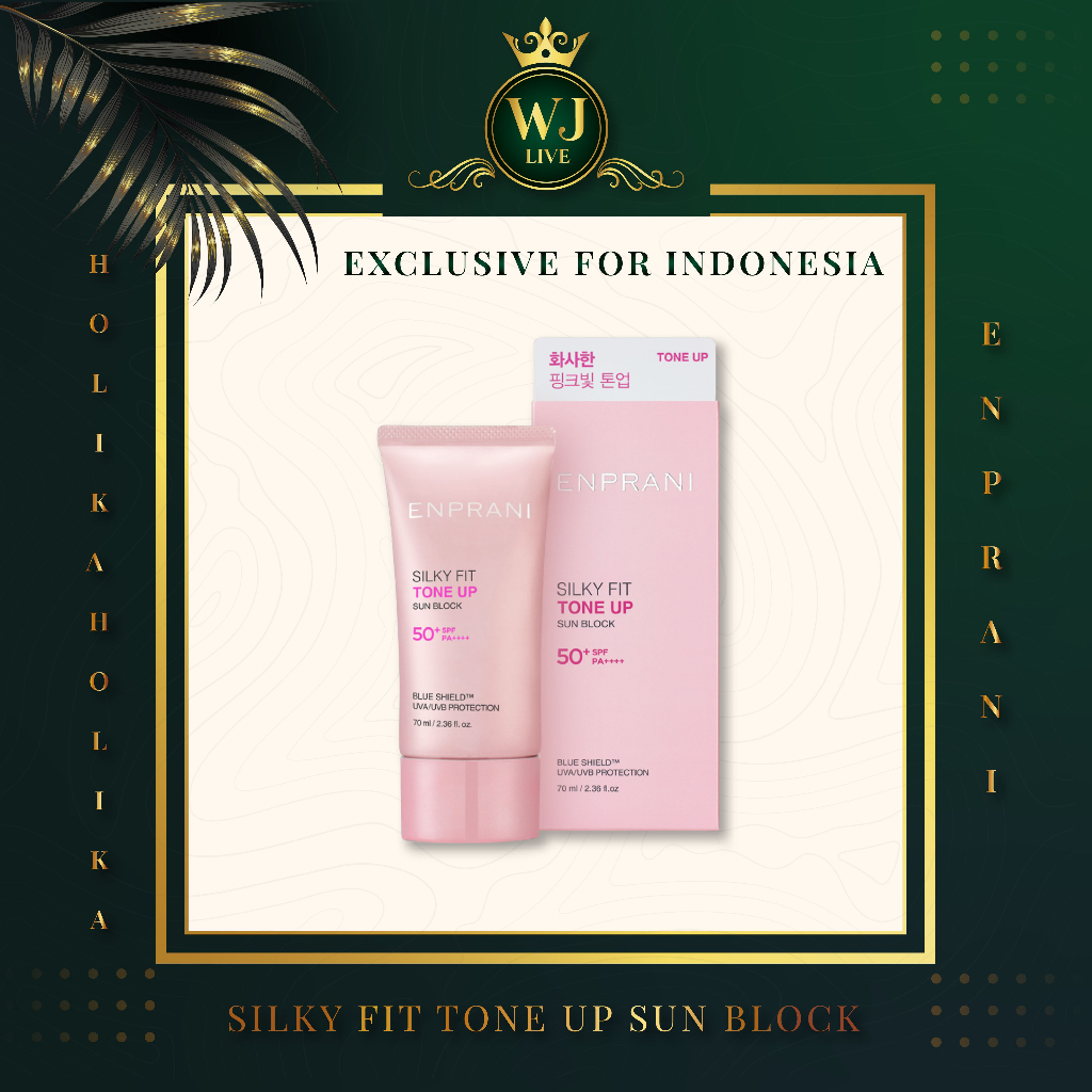 Jual Enprani Silky Fit Tone Up Sun Block ( Tabir Surya ) | Shopee Indonesia