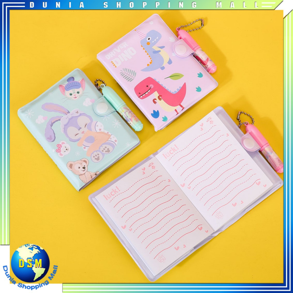 Jual DSM Set Mini Note Book Notes Unicorn Free Pena Kartun Lucu Kreatif ...