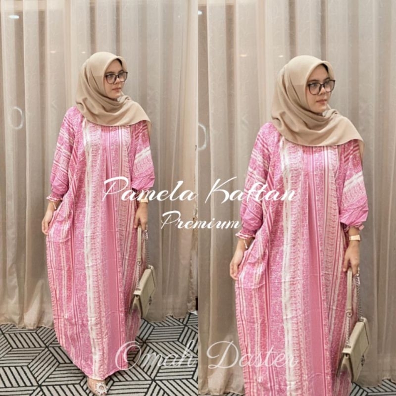 Jual DASTER KAFTAN PAMELA PAKAIAN MUSLIM KEKINIAN | Shopee Indonesia