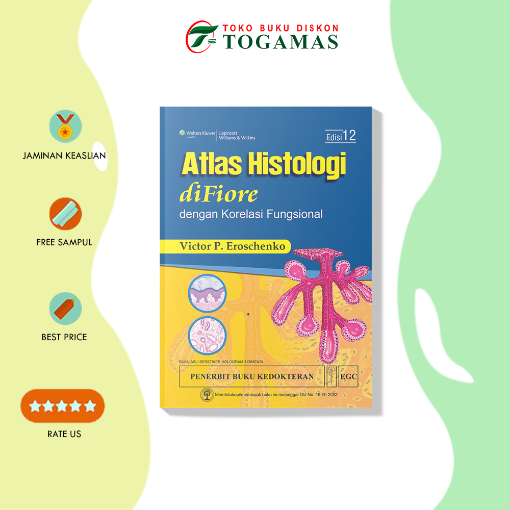 Jual Atlas Histologi Difiore Edisi 12 - VICTOR P. EROSCHENKO | Shopee ...