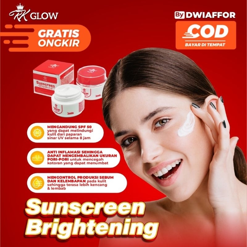Jual RK SUNSCREEN PREMIUM BY RK GLOW VIRAL (PRODUK ORI 100%) | Shopee ...