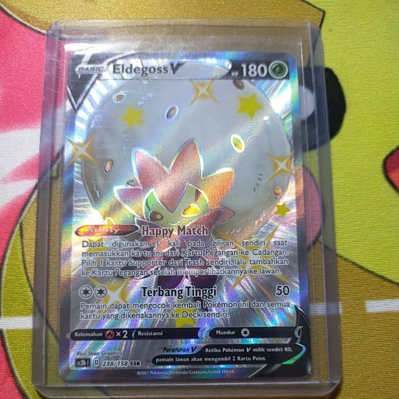 Jual Shiny Eldegoss V SSR sc3b 238/158 Pokemon TCG Indonesia | Shopee ...