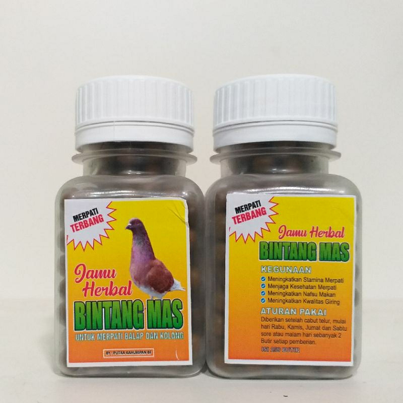 Jual PIL JAMU HERBAL TERBANG DAN ISTIRAHAT MERPATI BINTANG MAS | Shopee ...