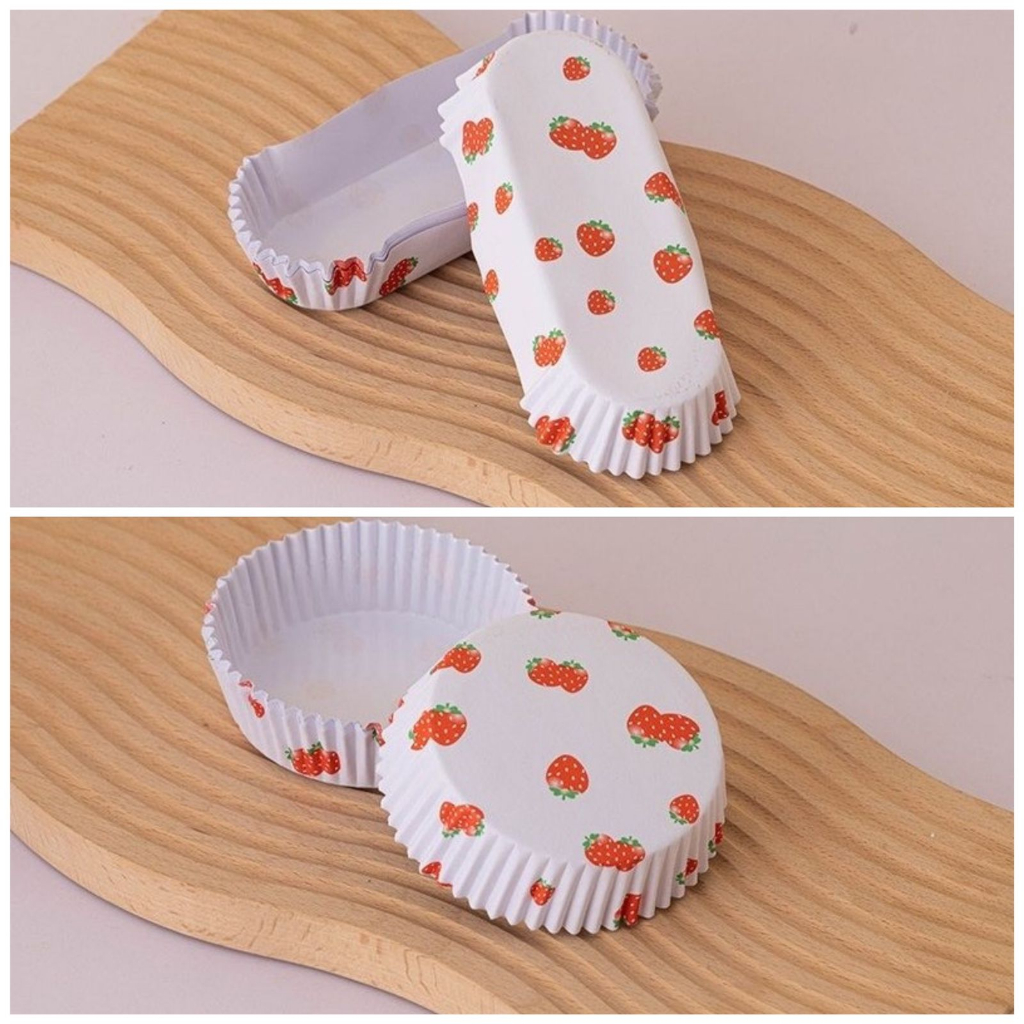 Jual 200pcs paper cup roti oval / paper cup case roti / kertas roti ...