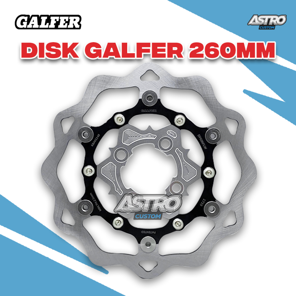 Jual Disc Piringan Cakram GALFER 260 MM Vario 150 125 160 Beat Scoopy ...