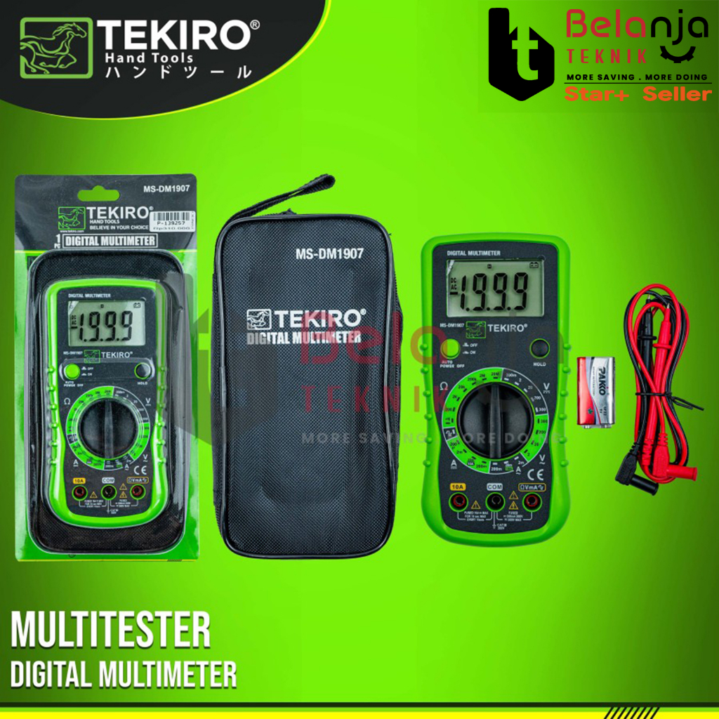 Jual Tekiro Digital Multimeter Multitester Digital Multi Tester Avo ...