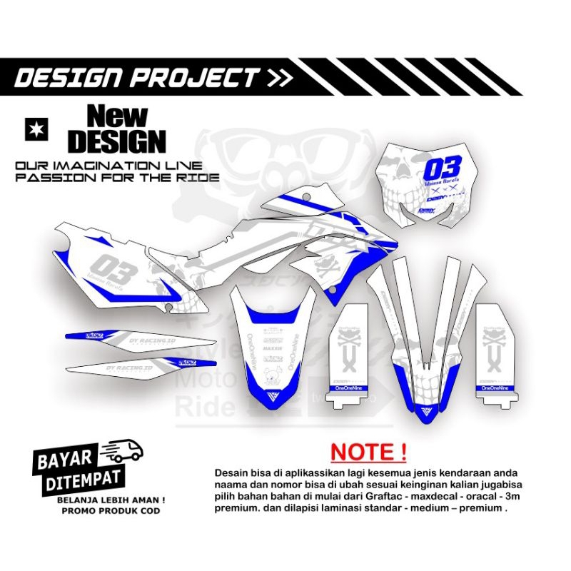 Jual STIKER DECAL MOTOR DTX CUSTOM FULL BODY KUALITAS PREMIUM | Shopee ...
