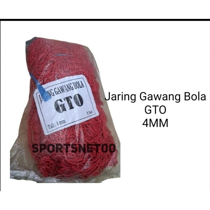 Jual Jala Gawang Bola Kaki Jaring Gawang Bola Lapangan Gto 4mm 1set Shopee Indonesia