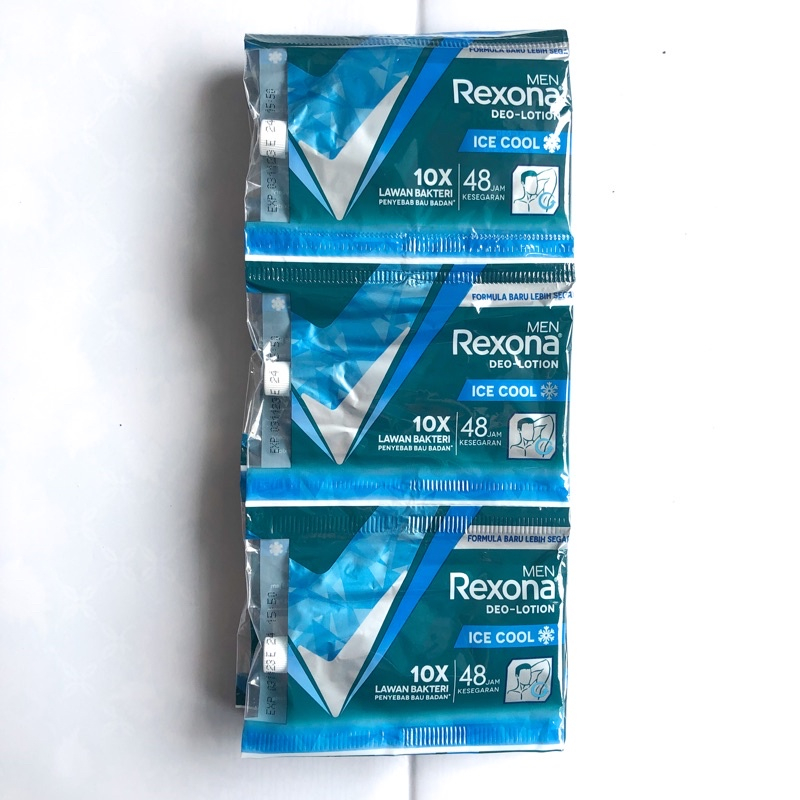 Jual Rexona Men Deo Lotion Ice Cool Sachet - Deodorant Saset | Shopee Indonesia