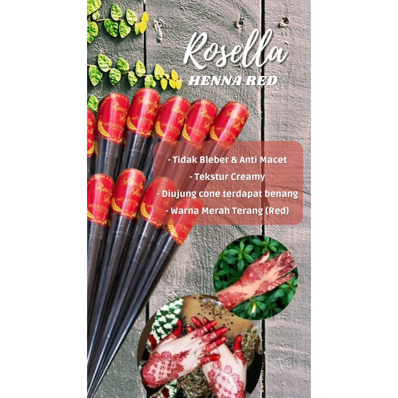 Jual RAFHENNA, ROSELLA RED, Henna Racik Instan, Henna Merah | Shopee ...